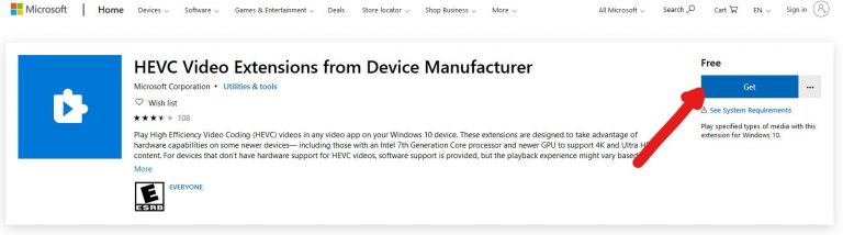 Estensioni video HEVC - H.265. Il codec gratuito in download per ...