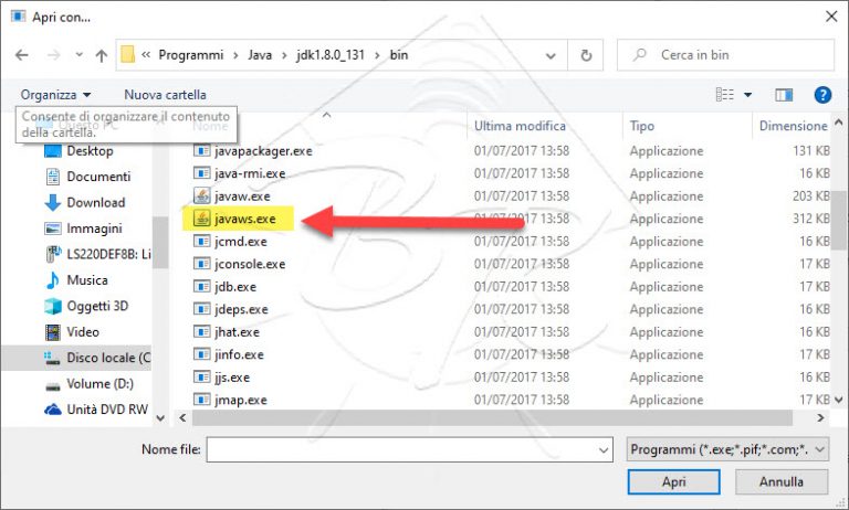 Come aprire file JNLP .jnlp su Windows 10 e macOS - BlogRaffo.net