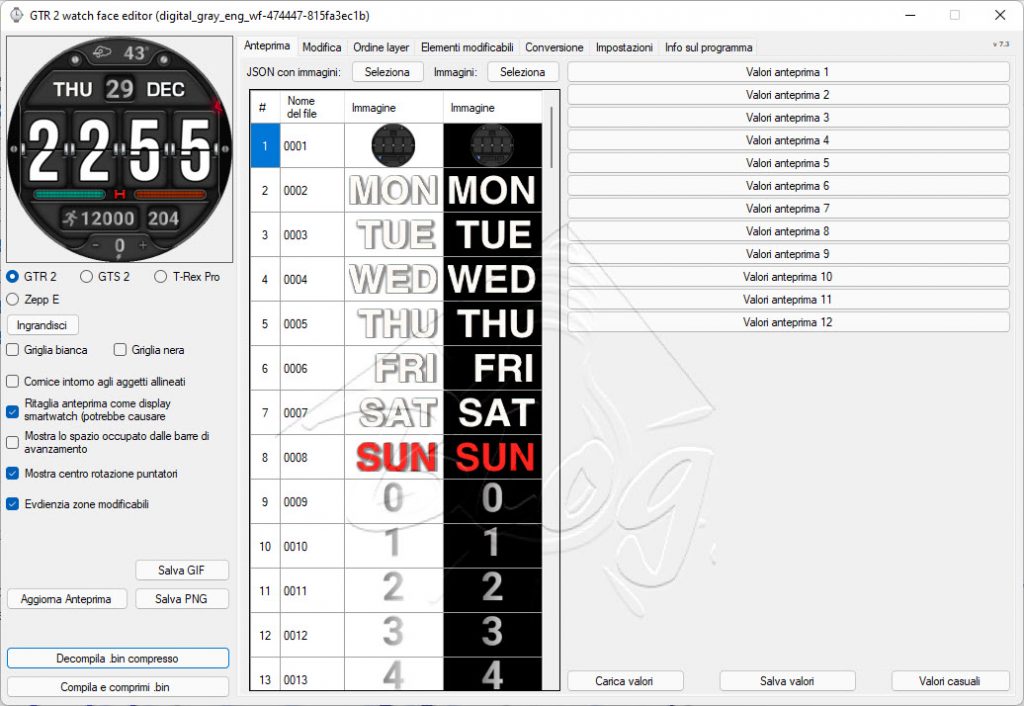 Come realizzare un quadrante ( watchface ) completamente personalizzato per Amazfit GTR GTS TRex ...